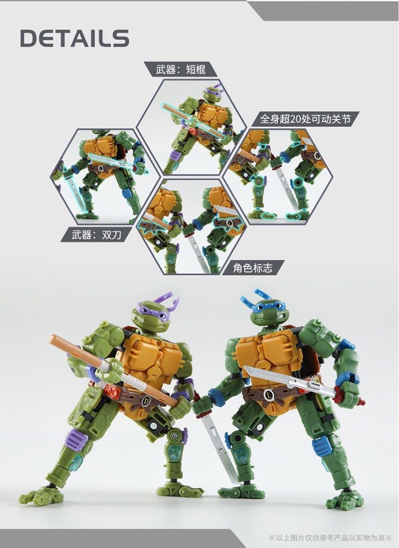 52toys Beastbox/Megabox TMNT Donatello MB-20, Hobbies & Toys, Toys ...