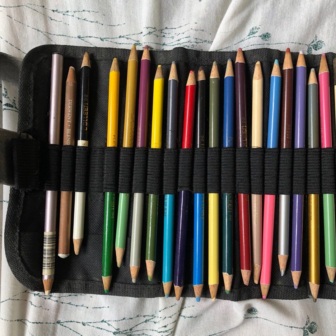 58 colors dual tip Colleen color pencil with cover included on Carousell