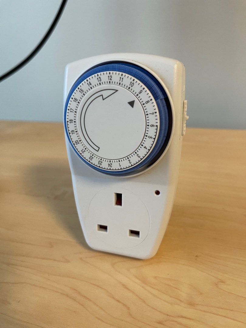 7 Day Mains Plug In Timer Switch Mechanical Electric Socket UK 3 Pin ...