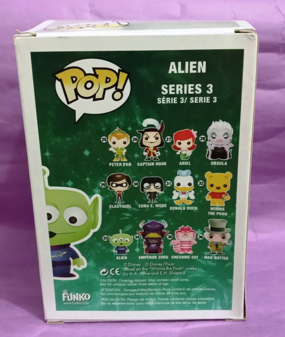 絕版 原裝正版 包裝較舊 Funko Pop Pop! Alien series 3 Toy Story #33 Alien vinyl ...