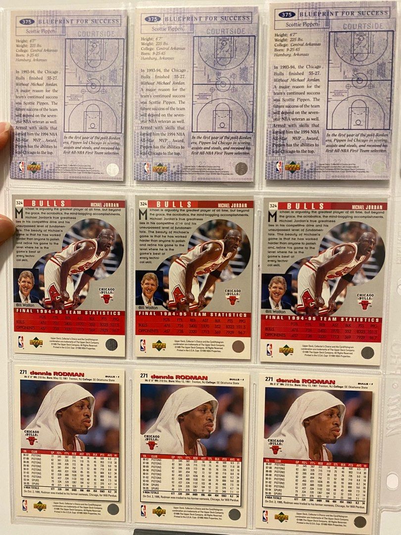 罕有/脱坑 - Michael Jordan, Chicago Bulls card lot, 興趣及遊戲, 收藏品及紀念品, 古董收藏 ...