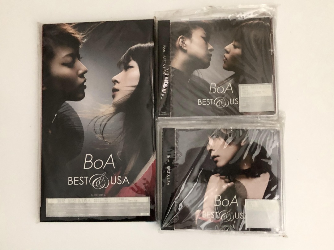 寶兒 BoA BEST＆USA(2CD＋2DVD初回)+(2CD)+(CD ONLY) 3版本, 書籍、休閒與玩具, 樂器、音樂相關, CD、DVD在旋轉拍賣