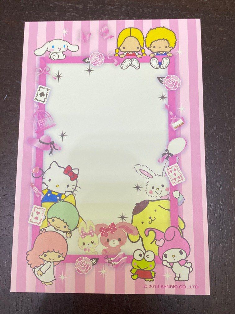 絕版 Sanrio Post Card 3張 Hello Kitty Twin Stars Melody Keroppi 布甸狗 Kuromi ...