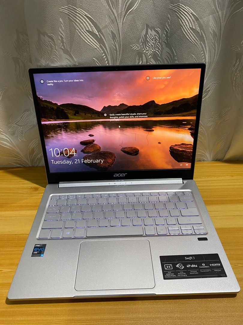 ACER SWIFT 3 SF313-53/ INTEL EVO CORE I5 11TH GEN 2.4GHz/ 8GB RAM ...