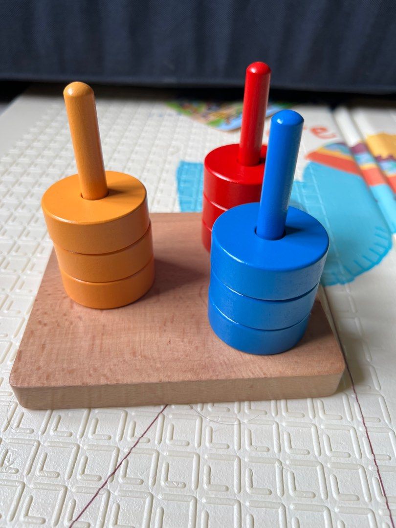 Adena Montessori sorting stacking toy, Babies & Kids, Infant Playtime ...