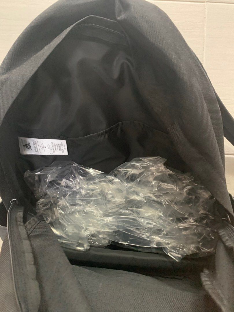 Adidas new version limited edition backpack black brand new receipt and ...