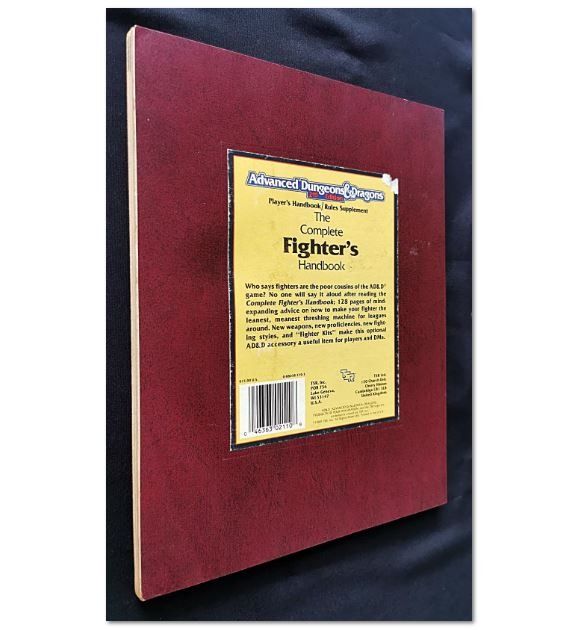 Advanced Dungeons & Dragons 2E: The Complete Fighter's Handbook RPG Book (PHBR1), Hobbies & Toys ...