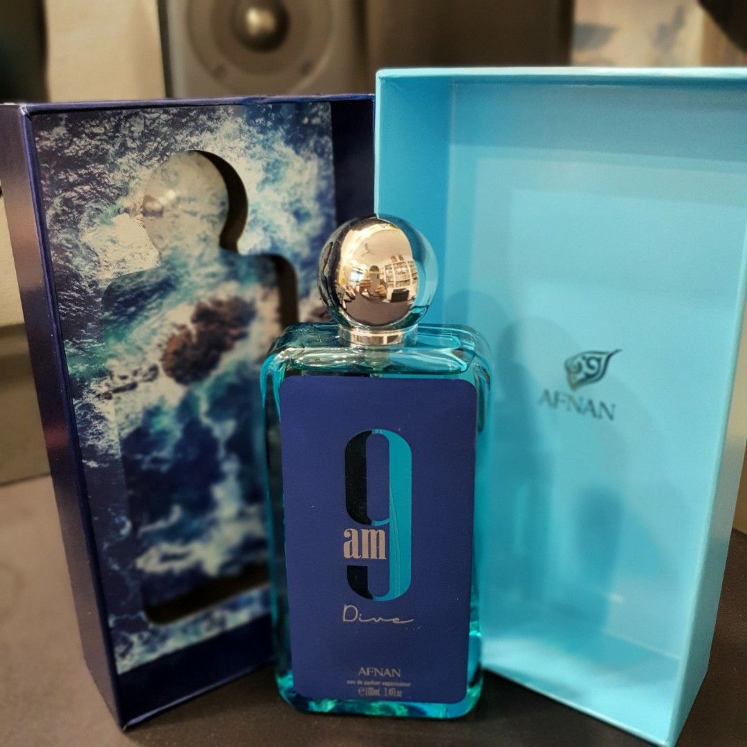 Afnan 9am dive eau de parfum, Beauty & Personal Care, Fragrance ...