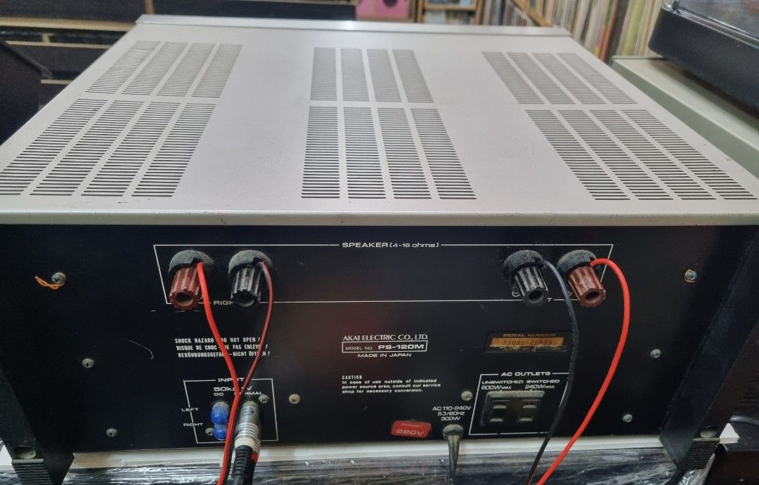 AKAI POWER AMP Ps-120 M on Carousell