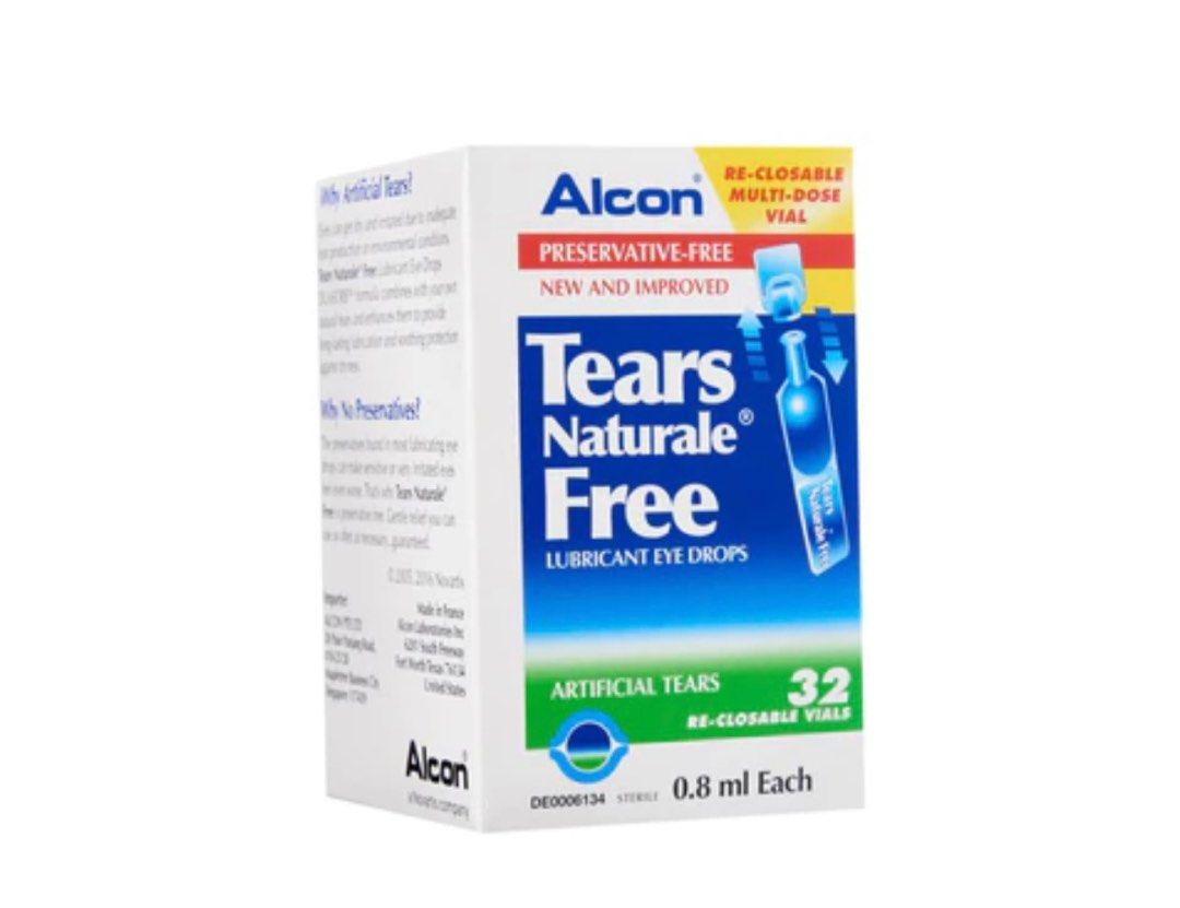 Alcon Tears Naturale Free Lubricants Eye Drop 32 Vials, Beauty ...