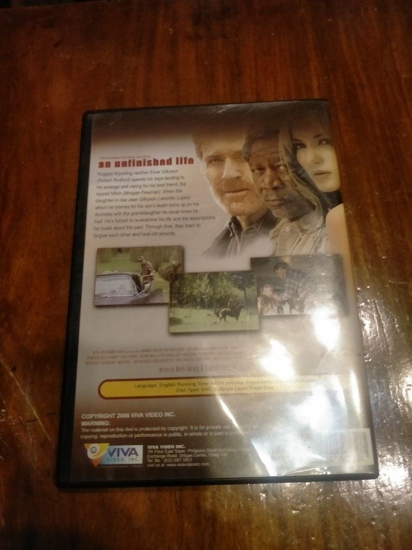 An Unfinished Life DVD - Jennifer Lopez, Morgan Freeman, and Robert ...