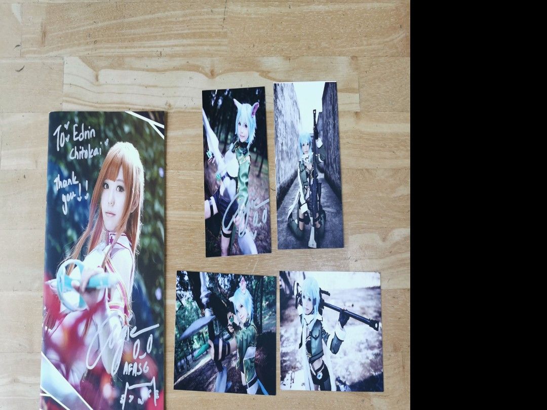 Angie Cosplayer Photo Book with Postcards, Hobbies & Toys, Memorabilia ...