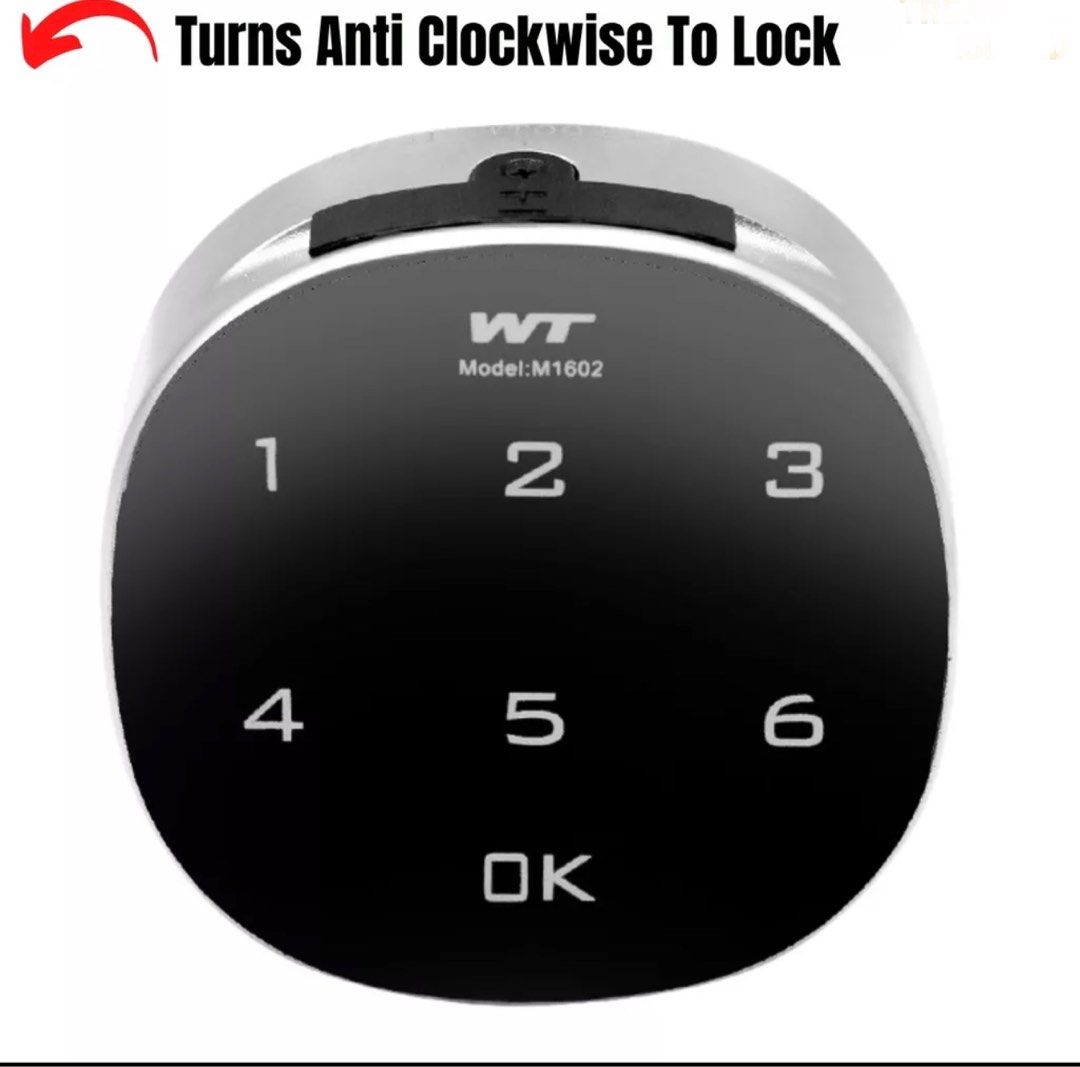 Anti clockwise digital letter box, Furniture & Home Living, Security ...