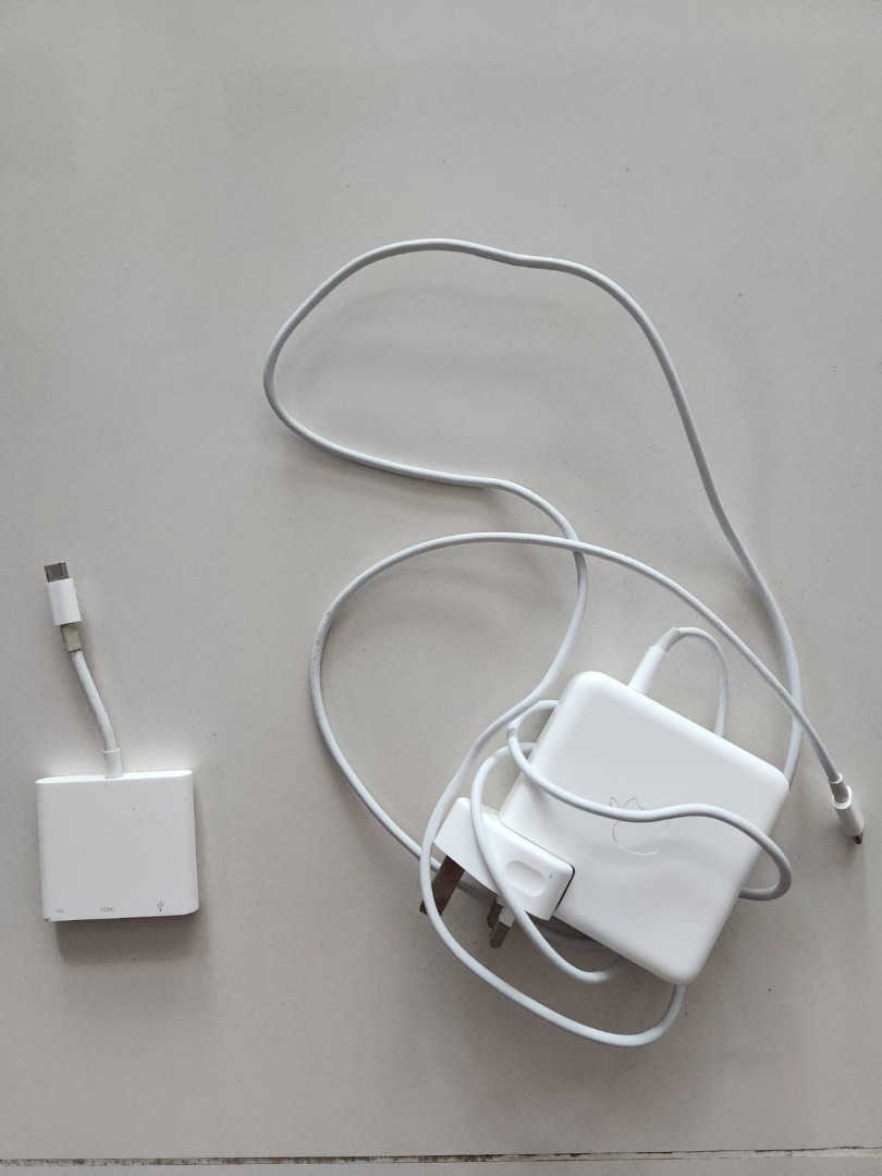 Apple 96W USB-C Power Adapter and AV Multiport Adapter, Computers ...