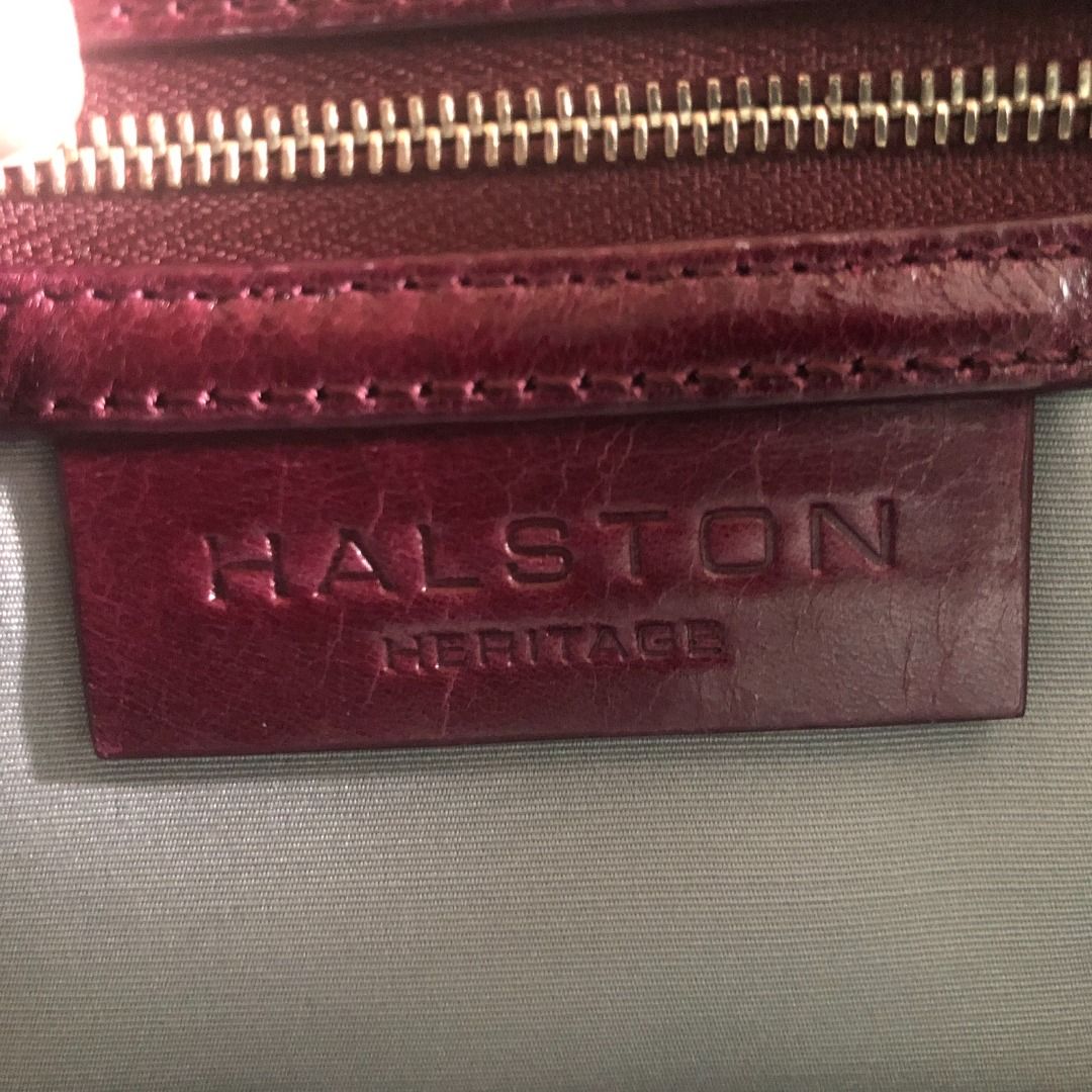 Authentic Halston Heritage Satchel / Crossbody Bag, Women's Fashion ...