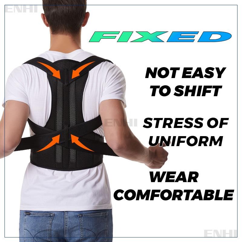 Back Support Belt Posture Shoulder Correction, Health & Nutrition ...