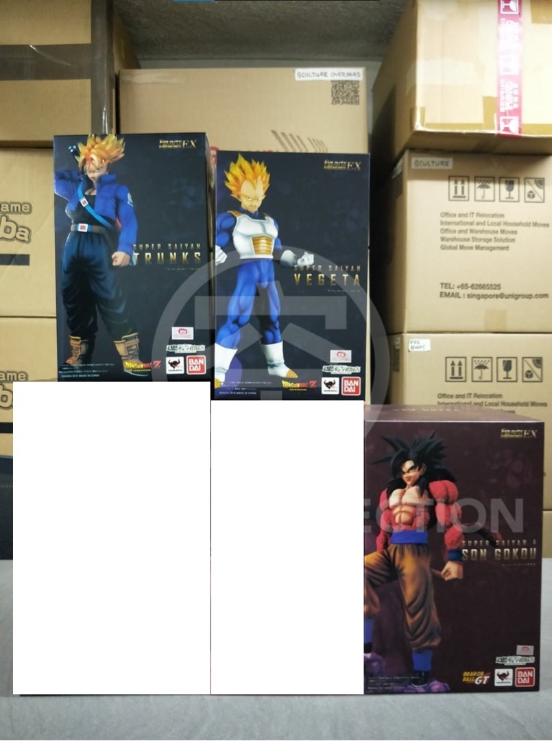 Bandai Dragonball Figuart Zero EX SS4 Goku, Vegeta Trunks, Hobbies ...