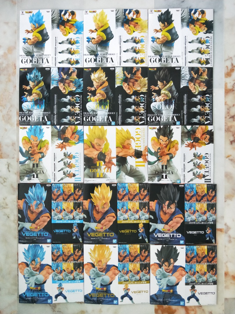 Banpresto Dragonball Nacom Gogeta Vegito, Hobbies & Toys, Toys & Games ...