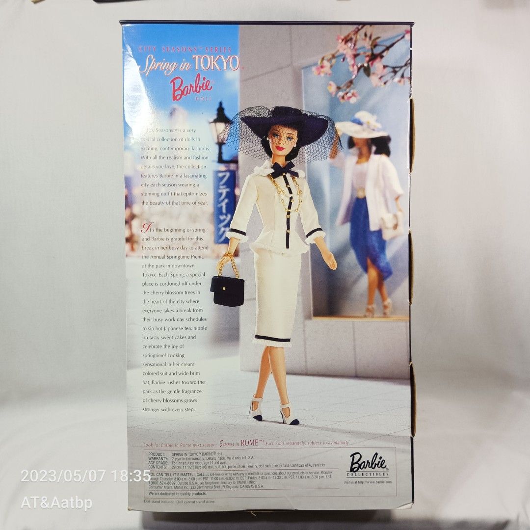 1999 Mattel 12" Scale Spring in Tokyo BARBIE Collectible Doll, Hobbies ...