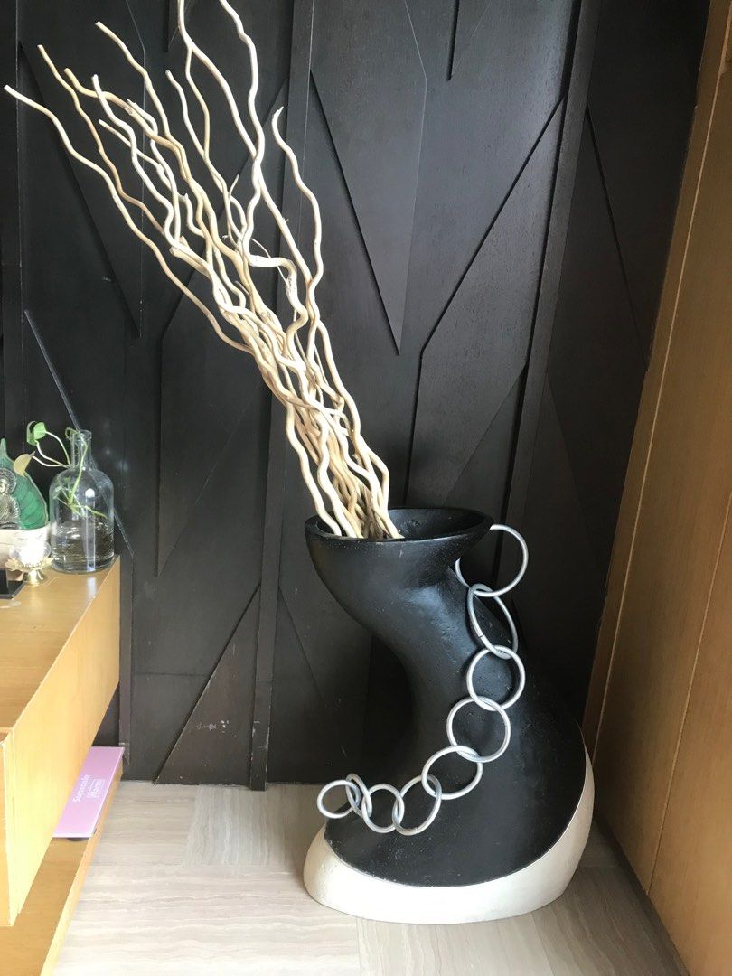 Beautiful vase with sticks, Furniture & Home Living, Home Decor, Vases ...