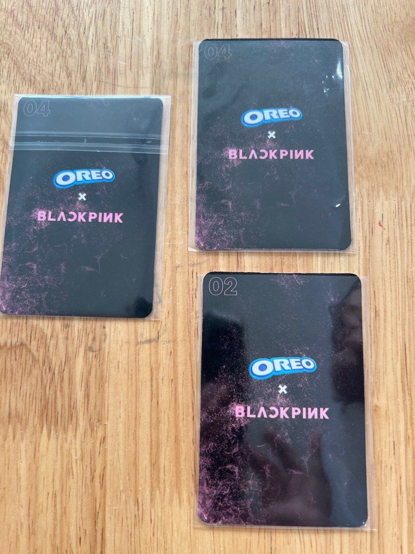 Blackpink x Oreo cards, Hobbies & Toys, Memorabilia & Collectibles, K ...