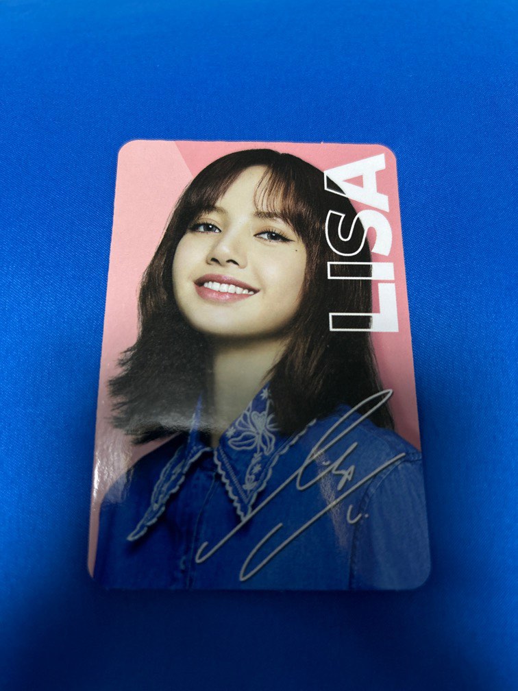 Blackpink Lisa Oreo Card, Hobbies & Toys, Memorabilia & Collectibles, K ...
