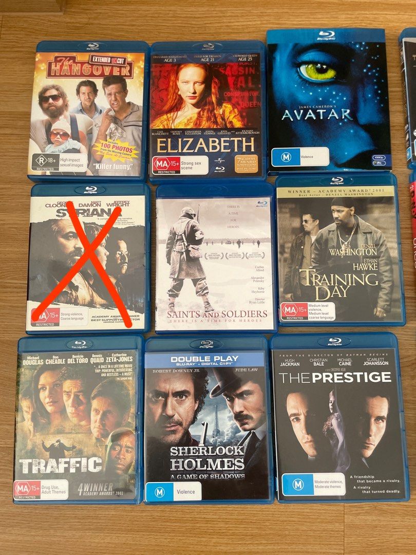 Blu Ray DVDs, Hobbies & Toys, Music & Media, CDs & DVDs on Carousell