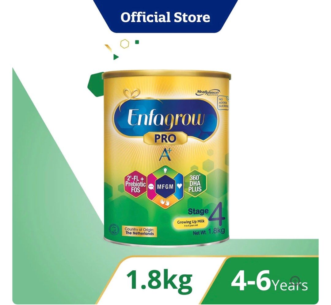 BN Enfagrow Stage 4 x 1.8kg, Babies & Kids, Nursing & Feeding, Weaning ...
