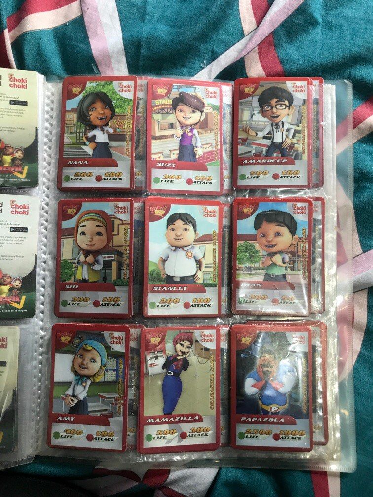 Boboiboy choki choki cards, Hobbies & Toys, Memorabilia & Collectibles ...