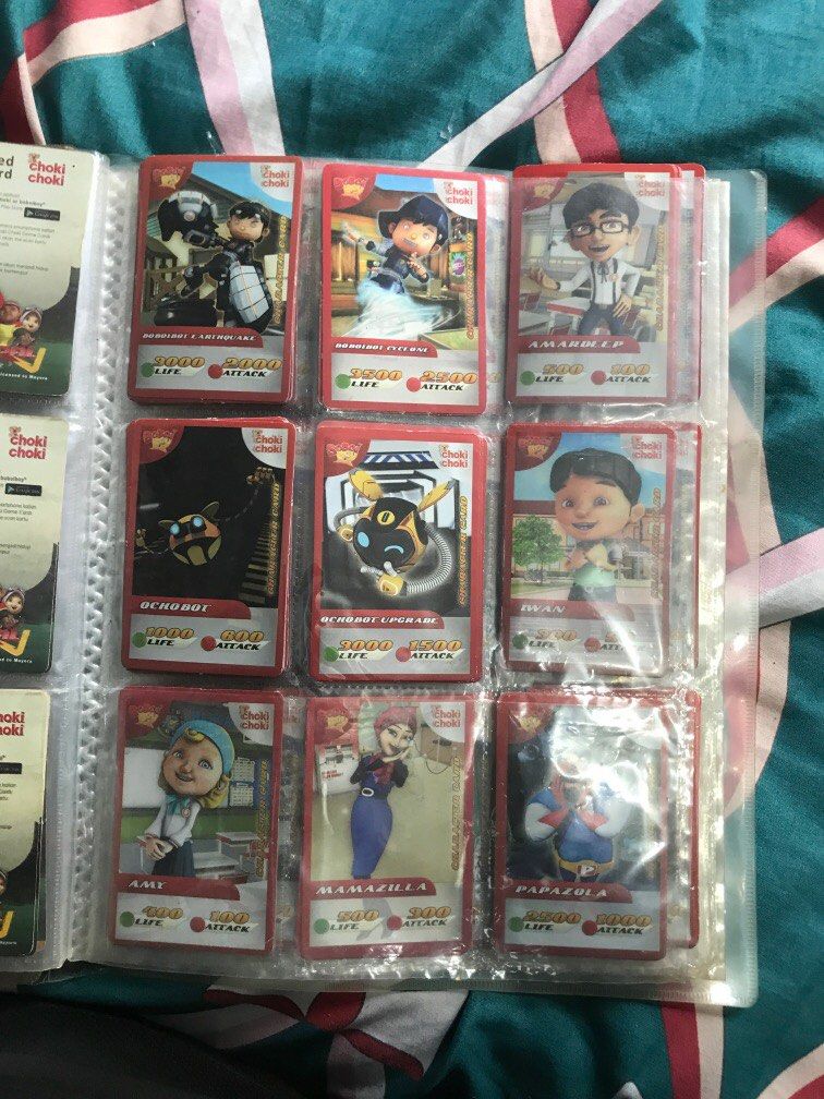 Boboiboy choki choki cards, Hobbies & Toys, Memorabilia & Collectibles ...