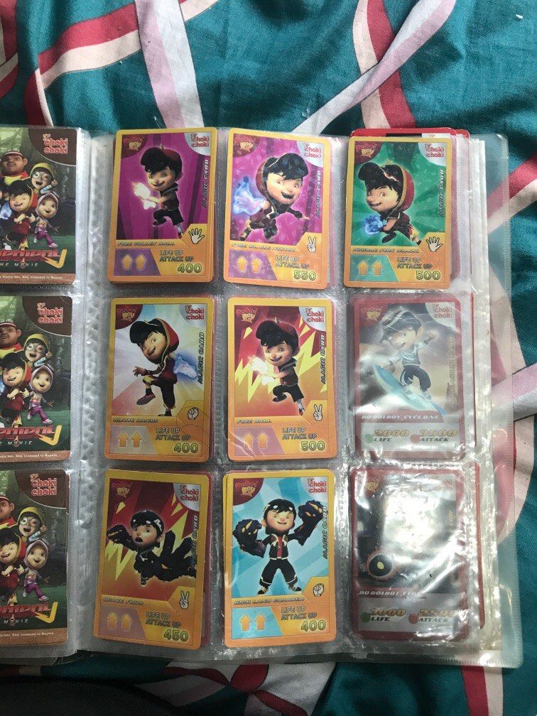 Boboiboy choki choki cards, Hobbies & Toys, Memorabilia & Collectibles ...