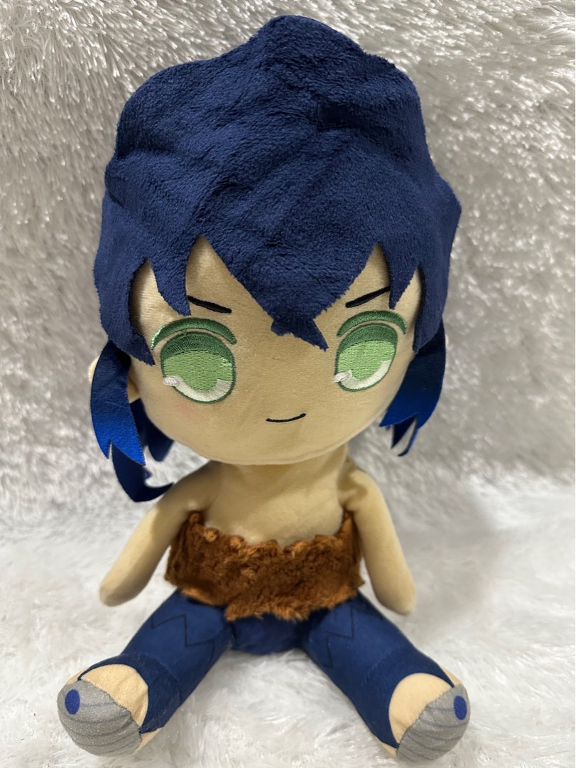 Boneka Inosuke Hashibira Kimetsu No Yaiba Plush furyu, Toys ...