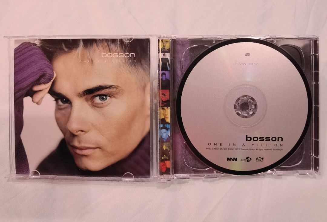 Bosson "One In a Million" CD Album Plus VcD, Hobbies & Toys, Music ...