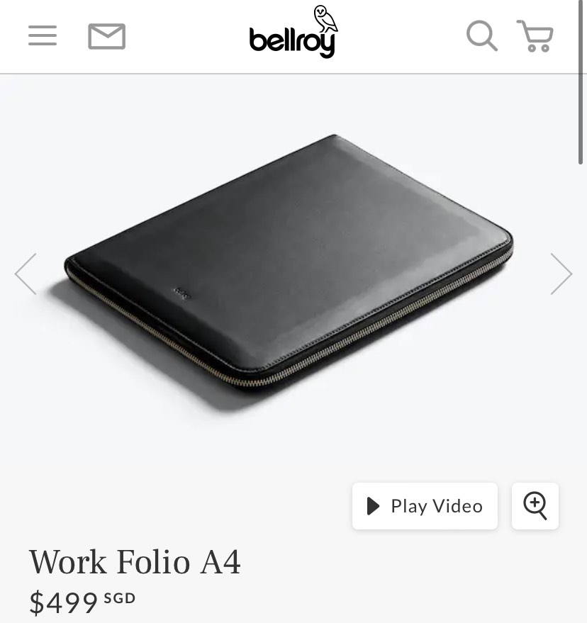 Brand New Bellroy Folio, Men's Fashion, Watches & Accessories, Wallets ...