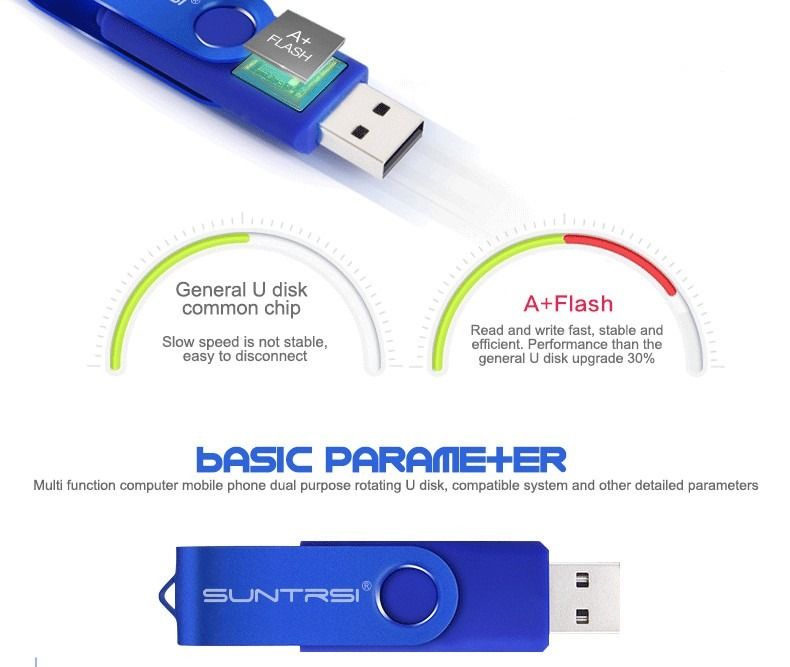 [BRAND NEW] SUNTRSI USB Flash Drive for Android Smart Phone, 16GB OTG ...