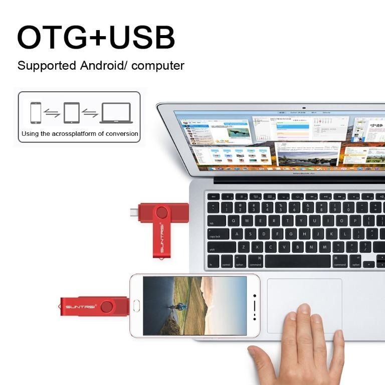[BRAND NEW] SUNTRSI USB Flash Drive for Android Smart Phone, 16GB OTG ...