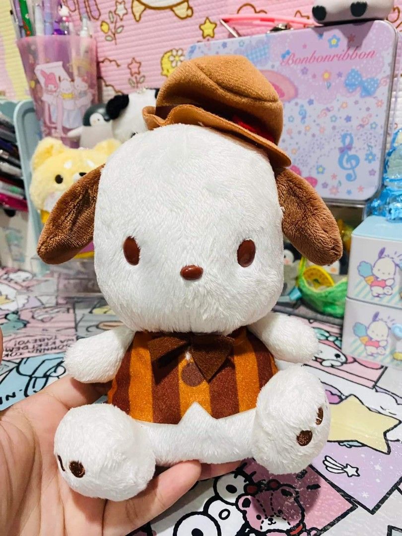 Brown Pochacco Plush, Hobbies & Toys, Toys & Games on Carousell