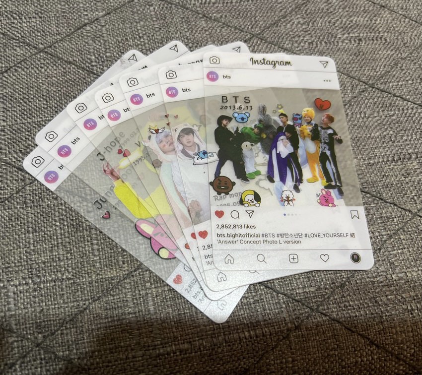 BTS cards, Hobbies & Toys, Collectibles & Memorabilia, Fan Merchandise ...