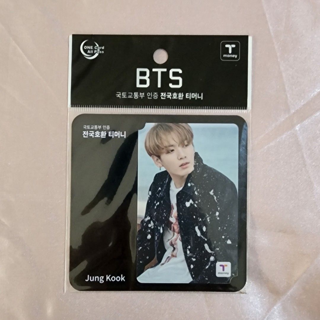 BTS Jungkook YNWA T-Money Card, Hobbies & Toys, Memorabilia ...