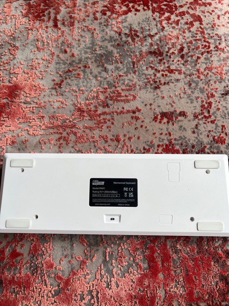 Budget custom keyboard modded RK61 (fully built), Computers & Tech ...