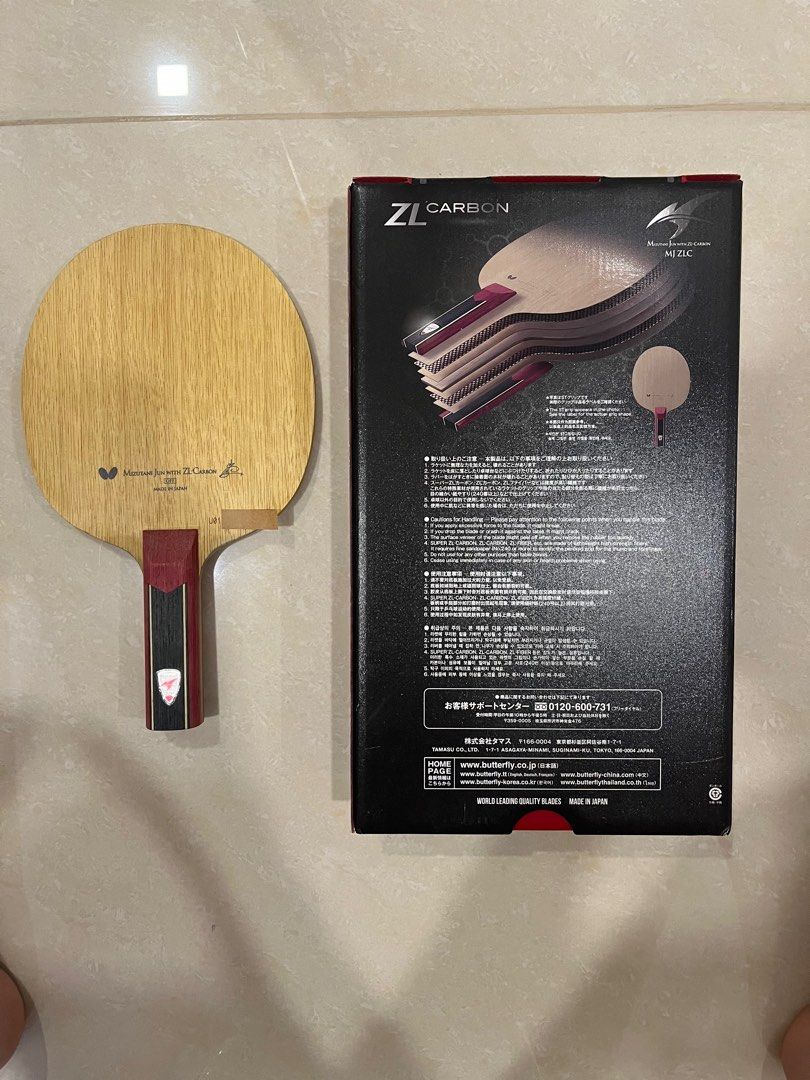 Butterfly Mizutani ZLC (ST), Sports Equipment, Sports & Games, Racket & Ball Sports on Carousell
