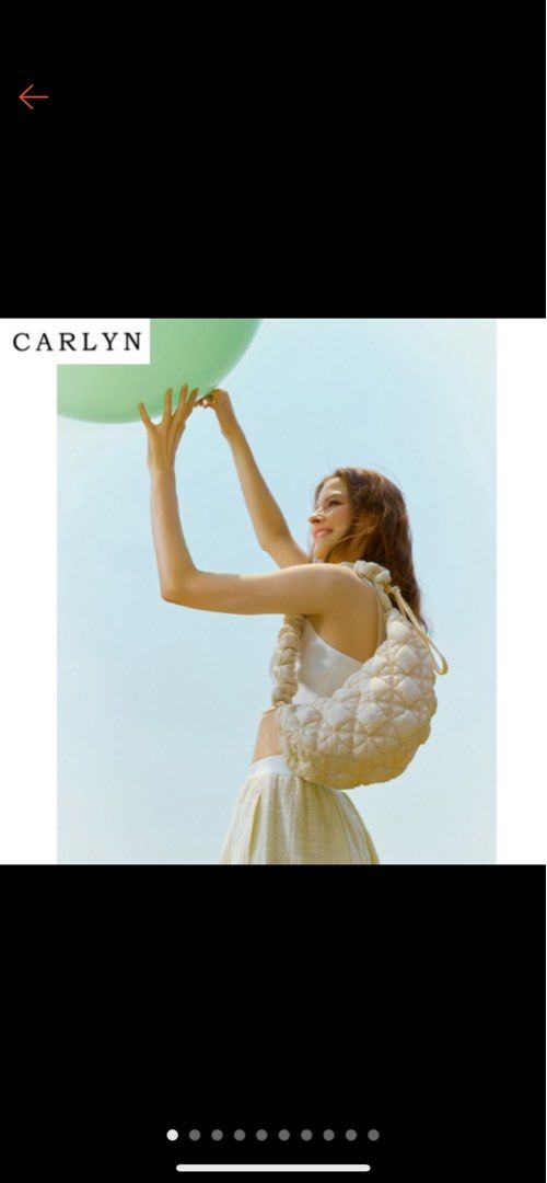 Carlyn Cozy (M) Ivory, Women's Fashion, Bags & Wallets, Cross-body Bags on Carousell