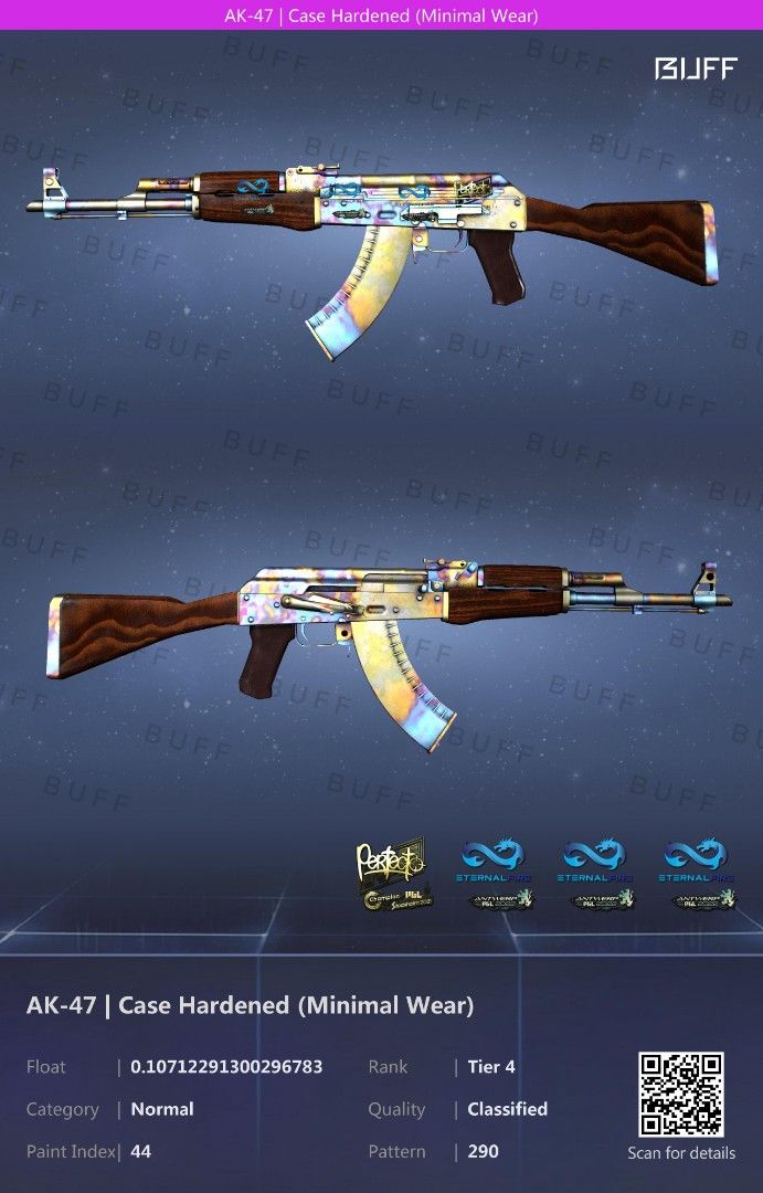 Case hardened ak 47, Video Gaming, Gaming Accessories, In-Game Products ...