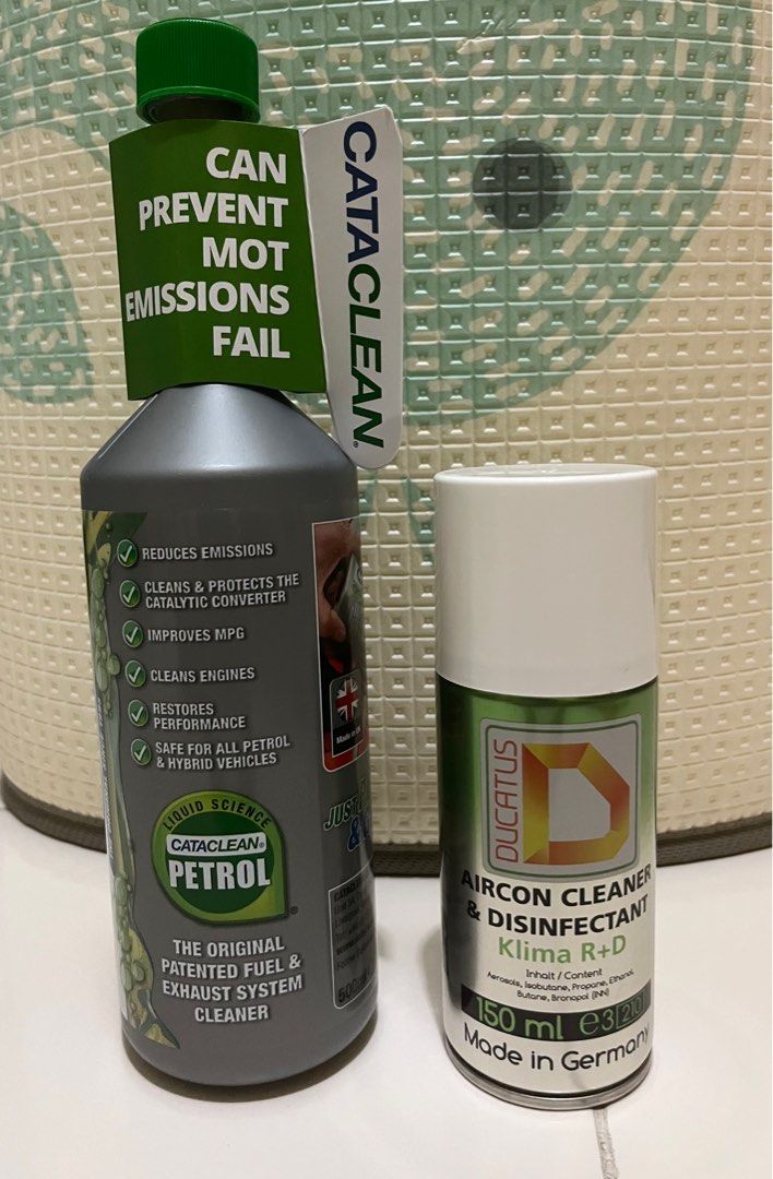 Cataclean Petrol 500ml + Aircon cleaner, Car Accessories, Accessories ...