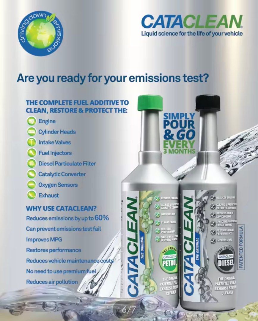 Cataclean Petrol 500ml + Aircon cleaner, Car Accessories, Accessories ...