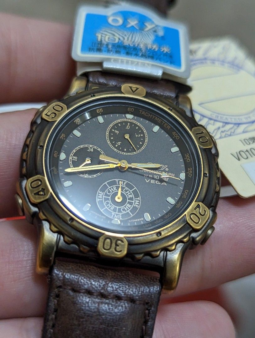 CITIZEN VEGA OXY CHRONOGRAPH VINTAGE WATCH, Men's Fashion, Watches & Accessories, Watches on ...