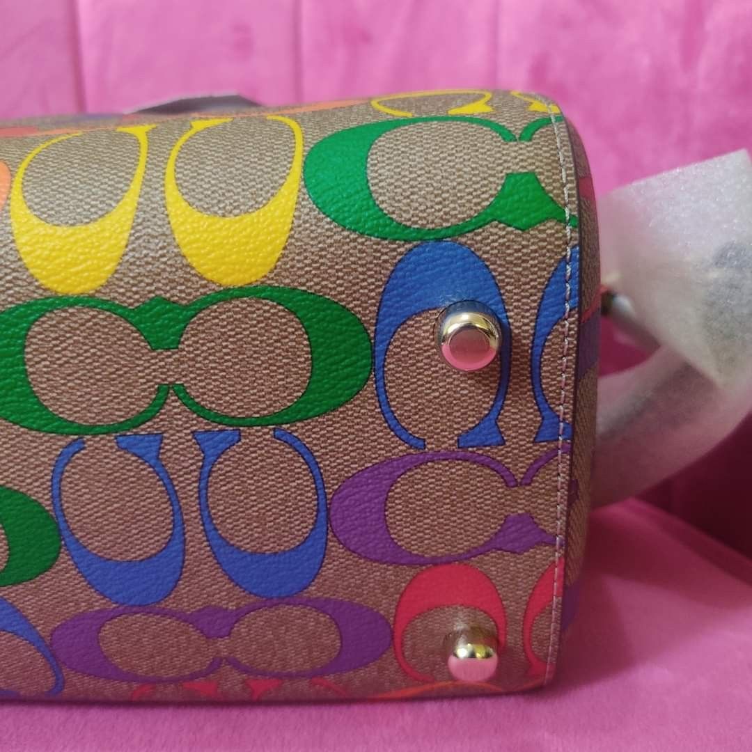 Coach Rowan Rainbow pride seriesi, Luxury, Bags & Wallets on Carousell