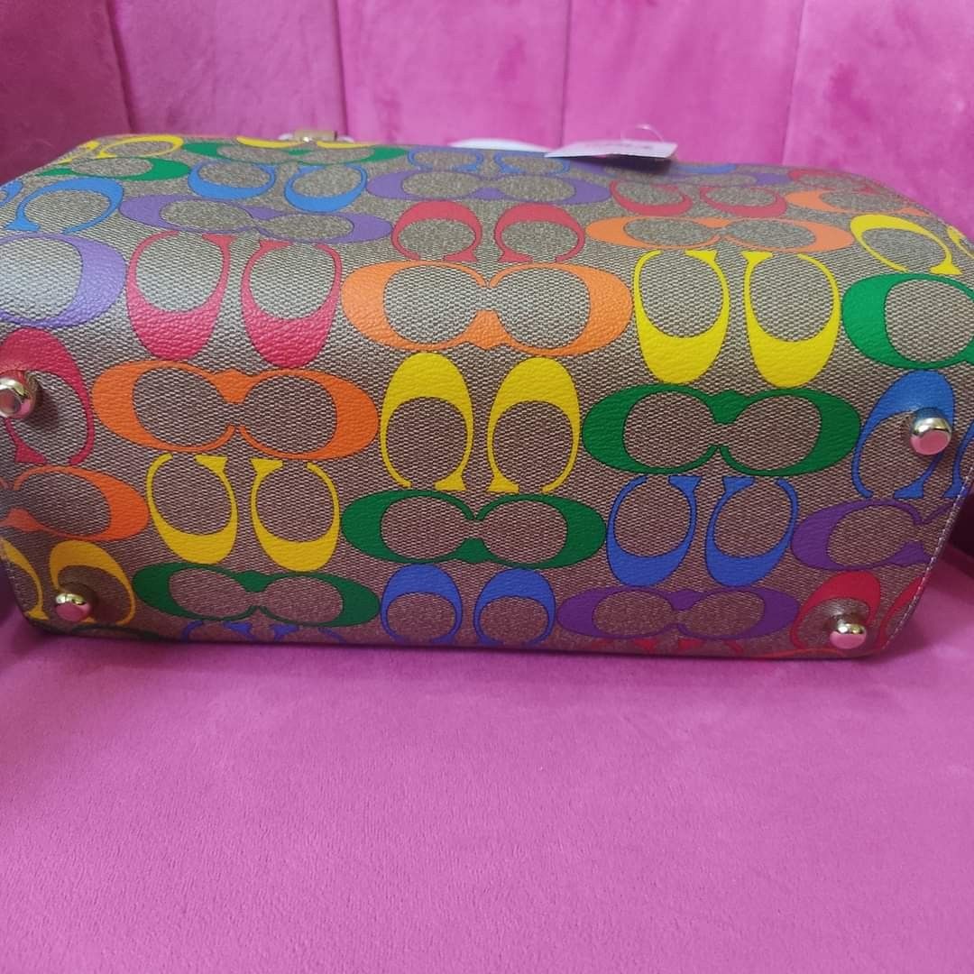Coach Rowan Rainbow pride seriesi, Luxury, Bags & Wallets on Carousell