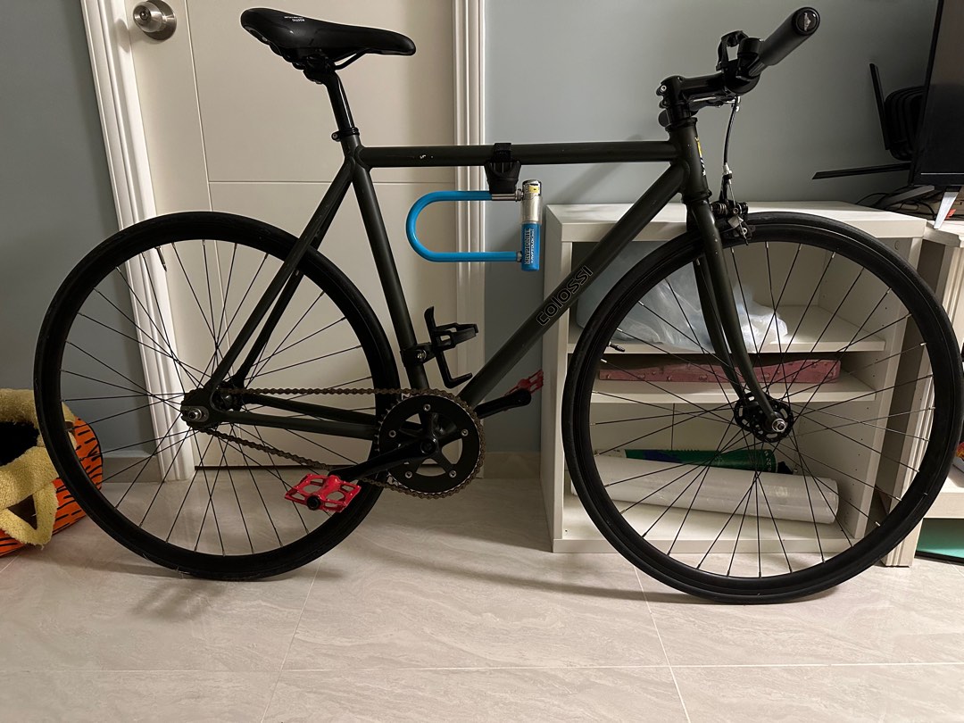 Colossi Fixed Gear road bike Fixie fix 公路單車 死飛 單速 室內訓練架, 運動產品, 單車及配件 ...