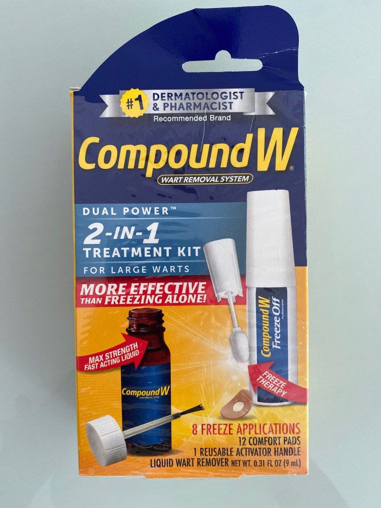 BNIB - Compound W 2-in-1 - for Large Warts exp 30 Jun, Beauty ...
